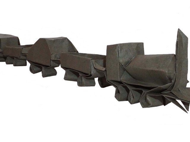 More Craft Ideas of Train from Origami Expressions